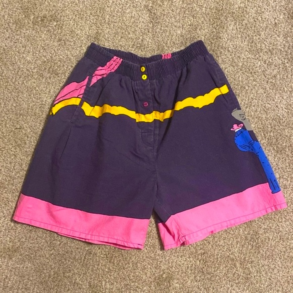 Neomax (Peter Max) 80s Vintage Pop Art Shorts *Rare*-… - Gem